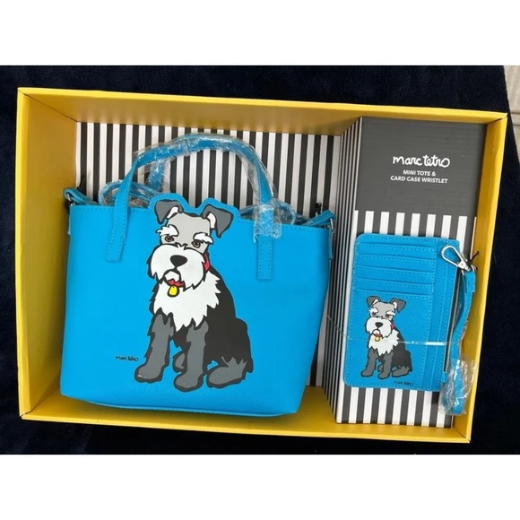 Marc Tetro | Bags | Marc Tetro Mini Tote Cardcase Wristlet Purse 2 ...